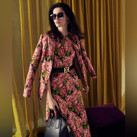 Escada | Jackets & Coats | Escada Brand New Floral Blazer | Poshmark